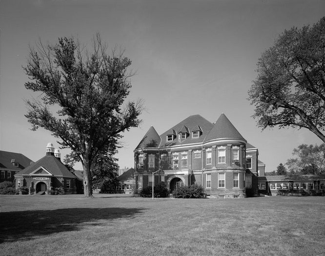 Polk State School & Hospital, later renamed Polk State Center, in Polk ...